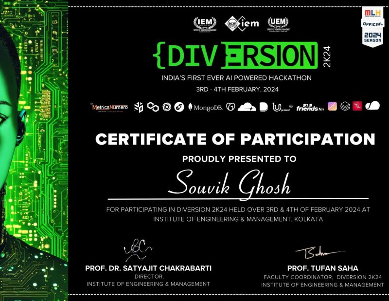 Souvik Ghosh on LinkedIn: #connections #hackathon #diversion2k24 Souvik Ghosh on LinkedIn: #connections #hackathon #diversion2k24
