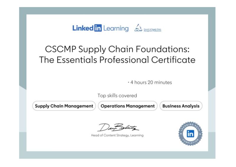 Job Skills: Supply Chain and Operations on LinkedIn: #alwaysbelearning ... Job Skills: Supply Chain and Operations on LinkedIn: #alwaysbelearning ...