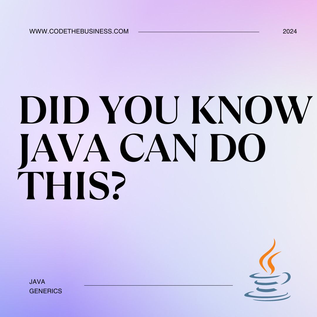 karthick mariyan on LinkedIn: Deep Dive into Java Generics: A ... karthick mariyan on LinkedIn: Deep Dive into Java Generics: A ...