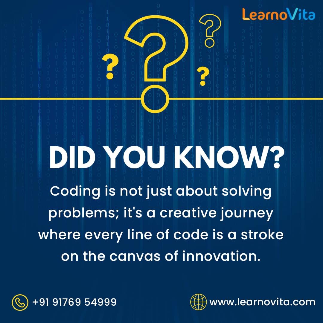 LearnoVita on LinkedIn: #learnovita #coding #programming #coders # ... LearnoVita on LinkedIn: #learnovita #coding #programming #coders # ...