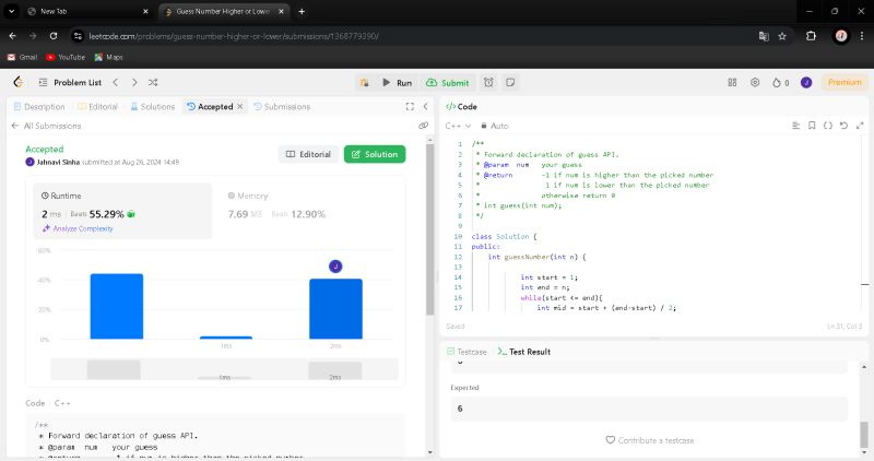 Jahnavi Sinha on LinkedIn: #code #coding #binarysearch #lower #higher # ... Jahnavi Sinha on LinkedIn: #code #coding #binarysearch #lower #higher # ...