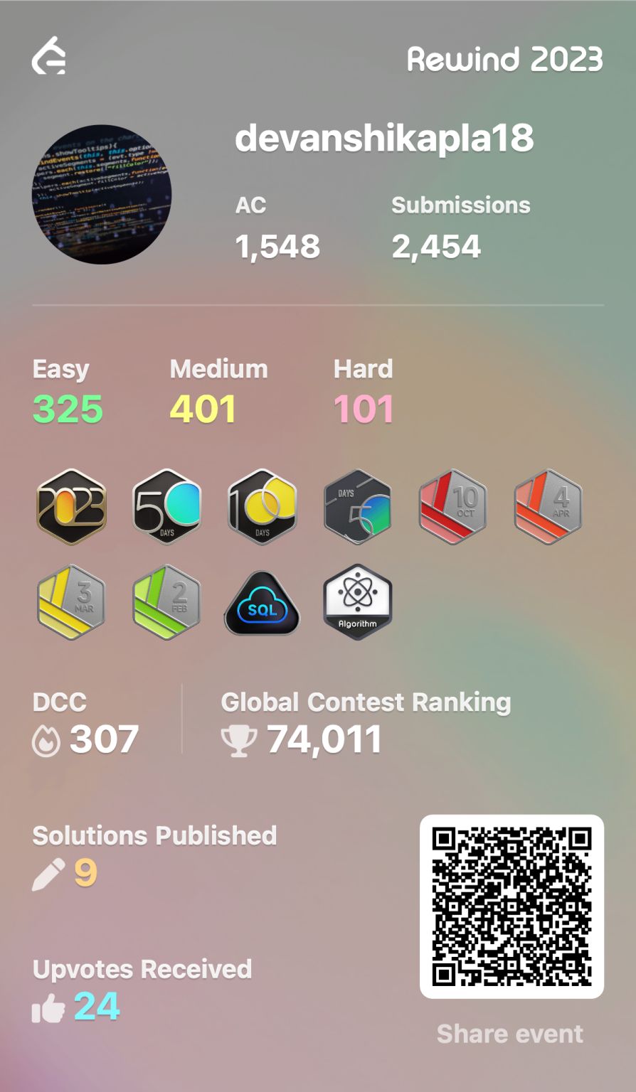 My Coding Journey in 2023 | Devanshi Kapla posted on the topic | LinkedIn My Coding Journey in 2023 | Devanshi Kapla posted on the topic | LinkedIn