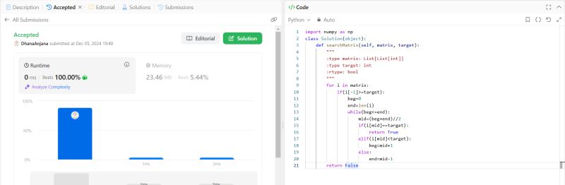 Dhana Anjana S on LinkedIn: #100daysofleetcode #leetcode #binarysearch ... Dhana Anjana S on LinkedIn: #100daysofleetcode #leetcode #binarysearch ...