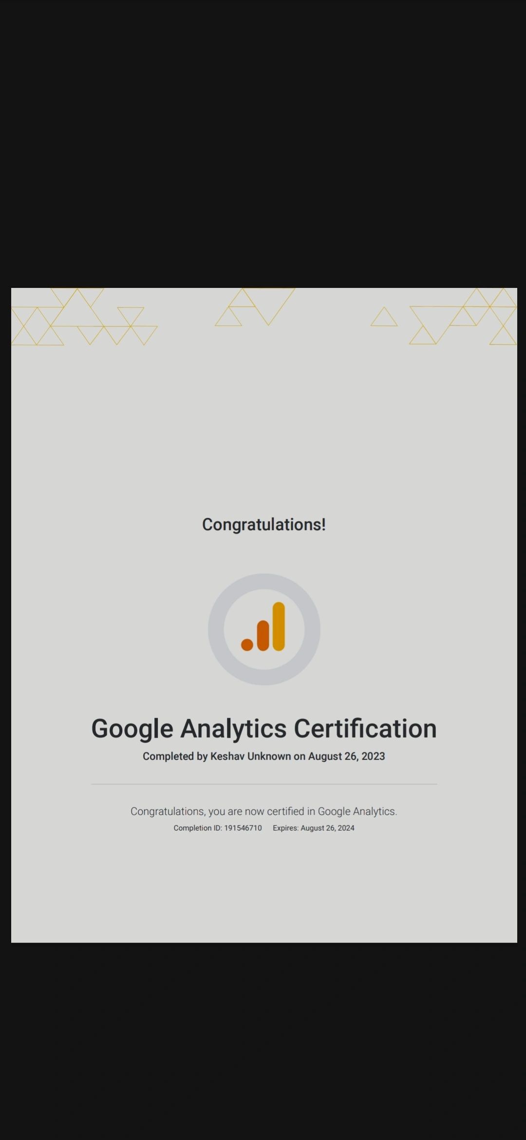 Keshava harish on LinkedIn: Hello Guys! Finally completed My Google ... Keshava harish on LinkedIn: Hello Guys! Finally completed My Google ...