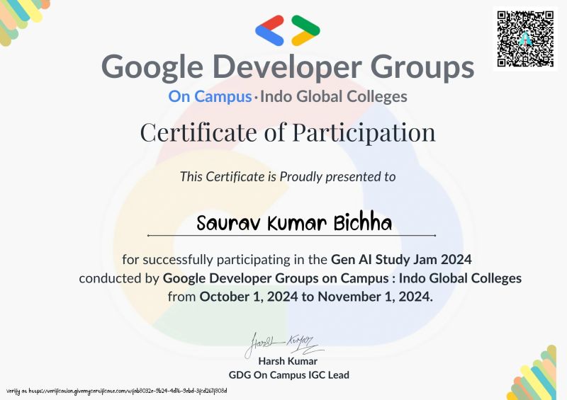 Saurav Bixa on LinkedIn: #genai #googledevelopergroups #ai #learning # ... Saurav Bixa on LinkedIn: #genai #googledevelopergroups #ai #learning # ...
