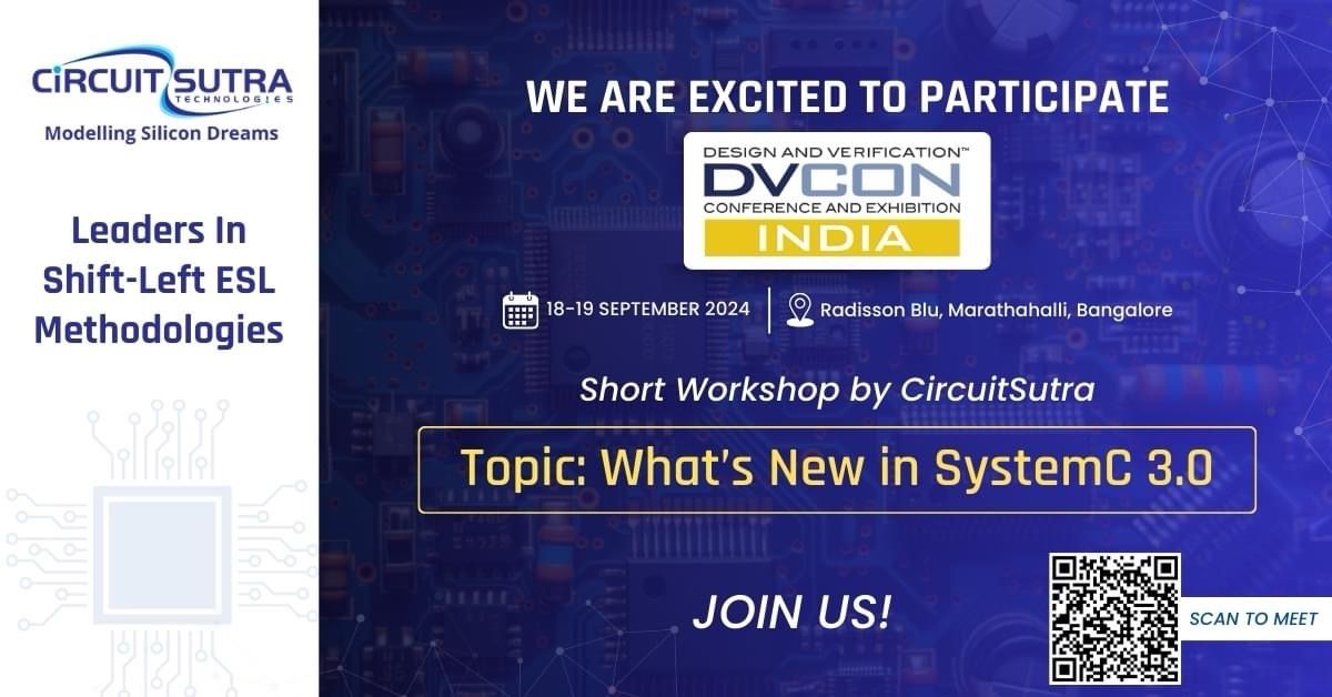 Amit Kumar on LinkedIn: CircuitSutra Technologies DVCon India 2024 ... Amit Kumar on LinkedIn: CircuitSutra Technologies DVCon India 2024 ...