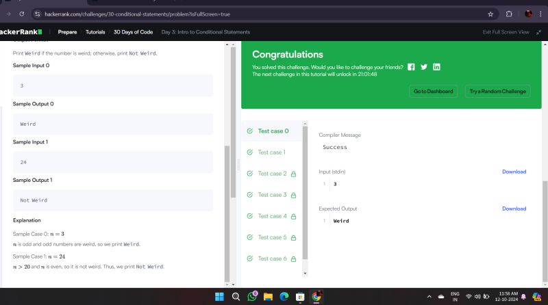 Vishwa N on LinkedIn: #30daysofcode #java #codingjourney #hackerrank # ... Vishwa N on LinkedIn: #30daysofcode #java #codingjourney #hackerrank # ...