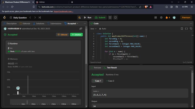 Day 35 of #100daysofcodechallenge of solving problems | Hariharan V ... Day 35 of #100daysofcodechallenge of solving problems | Hariharan V ...