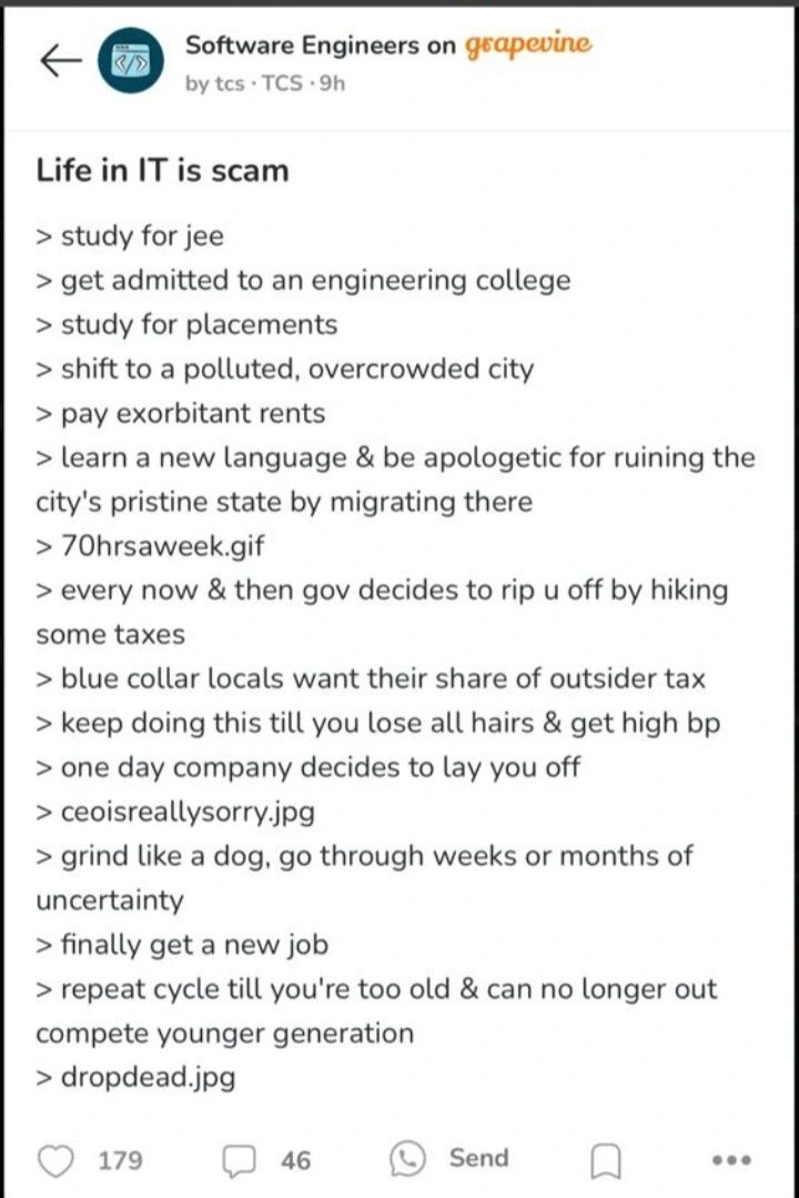Ashutosh Kumar Jha on LinkedIn: #layoffs #recession #softwareengineering Ashutosh Kumar Jha on LinkedIn: #layoffs #recession #softwareengineering