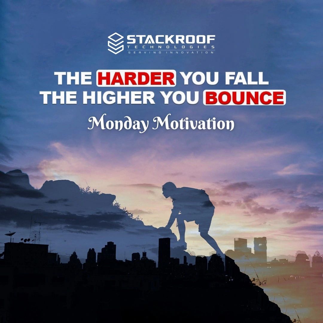 StackRoof Technologies on LinkedIn: #mondaymotivation #resilience # ... StackRoof Technologies on LinkedIn: #mondaymotivation #resilience # ...