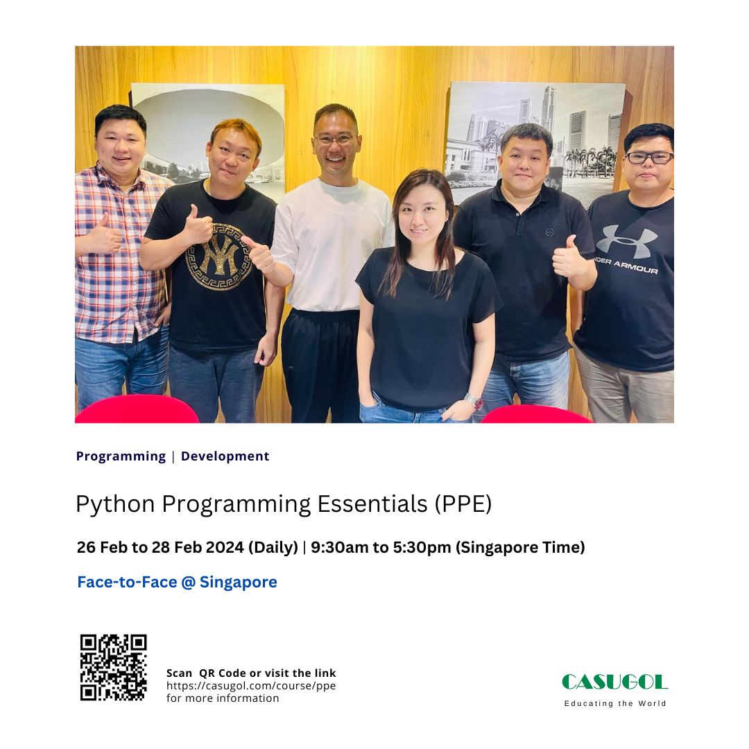 CASUGOL on LinkedIn: #pythonprogramming #pythoncertification #casugol #ppe… CASUGOL on LinkedIn: #pythonprogramming #pythoncertification #casugol #ppe…