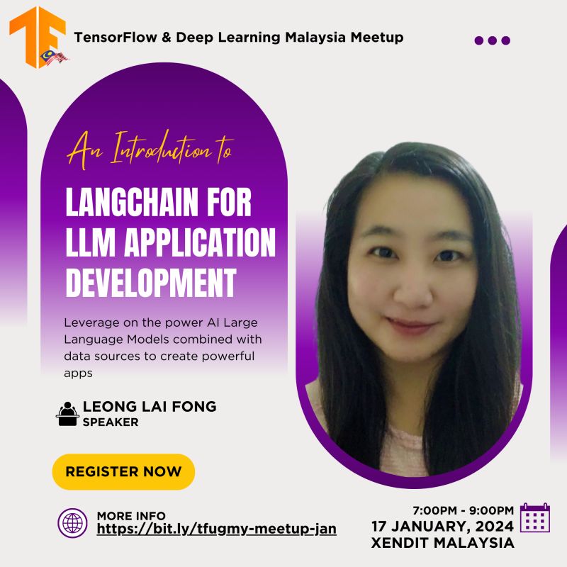 Poo Kuan Hoong, Ph.D on LinkedIn: TensorFlow & Deep Learning Malaysia ... Poo Kuan Hoong, Ph.D on LinkedIn: TensorFlow & Deep Learning Malaysia ...