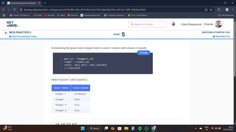 #python #codingpractice #nxtwave #30daysofcode #problemsolving | Matcha ... #python #codingpractice #nxtwave #30daysofcode #problemsolving | Matcha ...