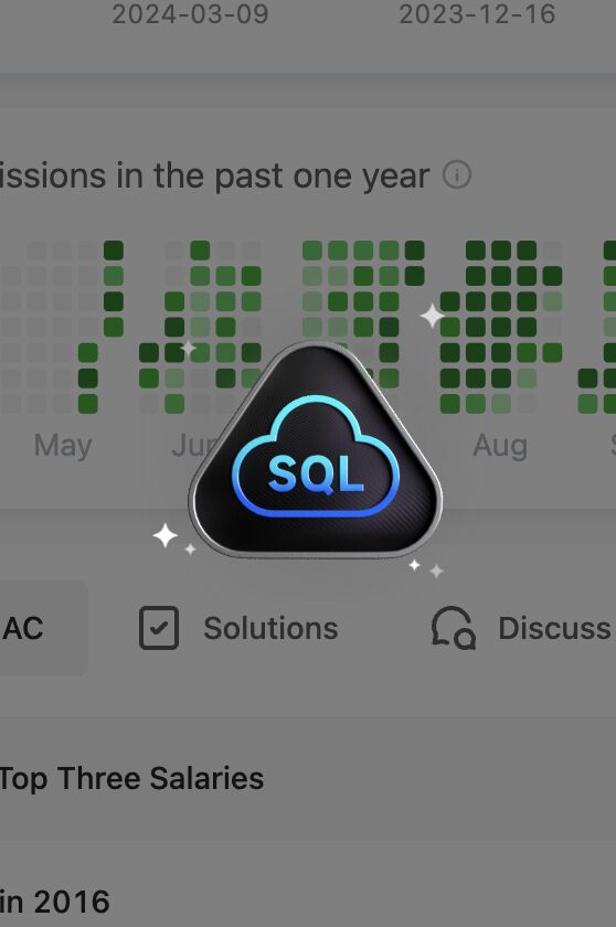 JoongHyuk Shin on LinkedIn: LeetCode Top Sql 50 Badge! JoongHyuk Shin on LinkedIn: LeetCode Top Sql 50 Badge!