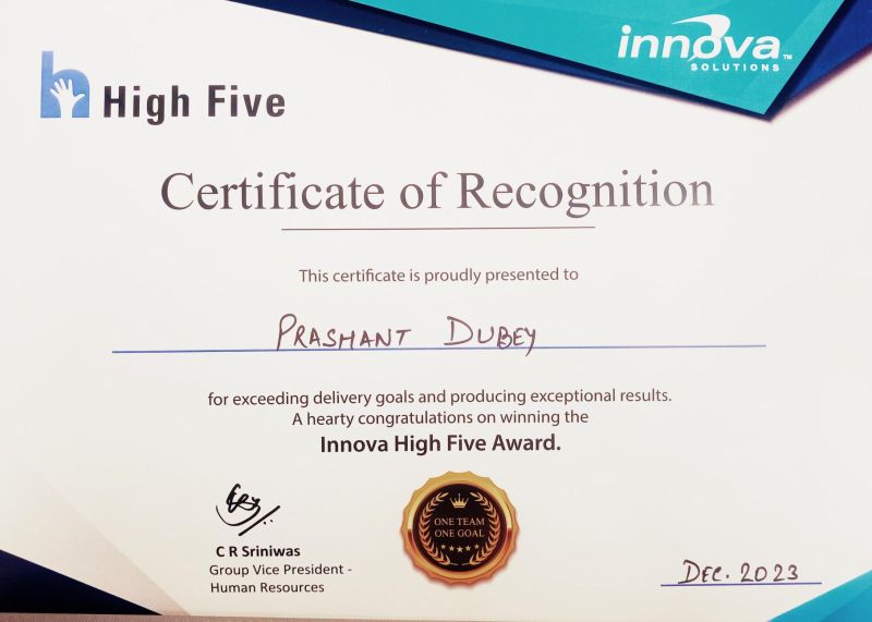 Prashant Dubey on LinkedIn: Exceptionally grateful to Innova Solutions ... Prashant Dubey on LinkedIn: Exceptionally grateful to Innova Solutions ...