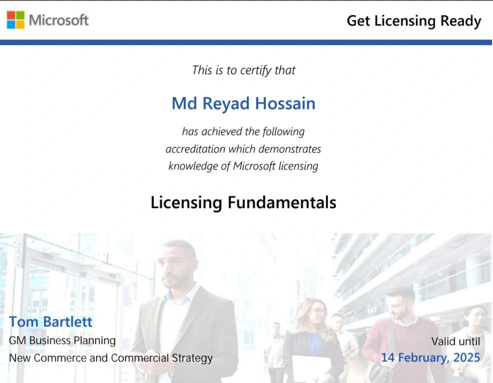 Hey Guys, I have completed the Microsoft Licensing Fundamental… | Md ... Hey Guys, I have completed the Microsoft Licensing Fundamental… | Md ...