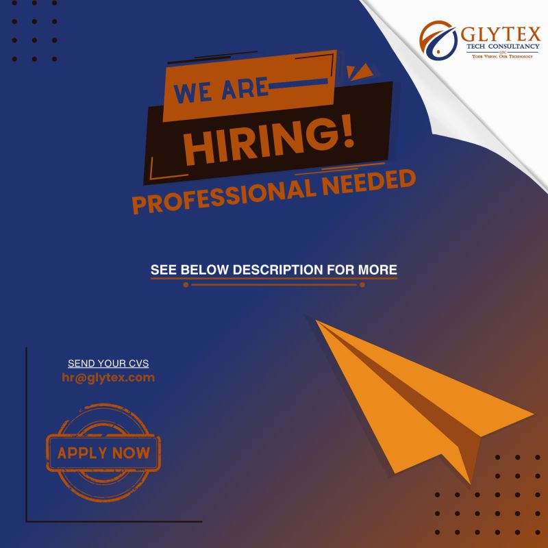 Glytex Tech Consultancy Pvt.Ltd. on LinkedIn: *Hiring Hiring Hiring ... Glytex Tech Consultancy Pvt.Ltd. on LinkedIn: *Hiring Hiring Hiring ...