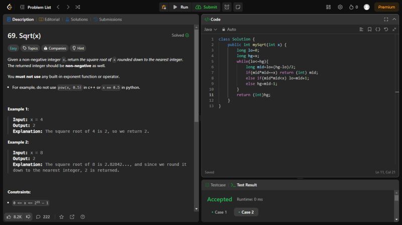 Sparsh Bisht on LinkedIn: #codingjourney #100daysofcode #leetcode # ... Sparsh Bisht on LinkedIn: #codingjourney #100daysofcode #leetcode # ...