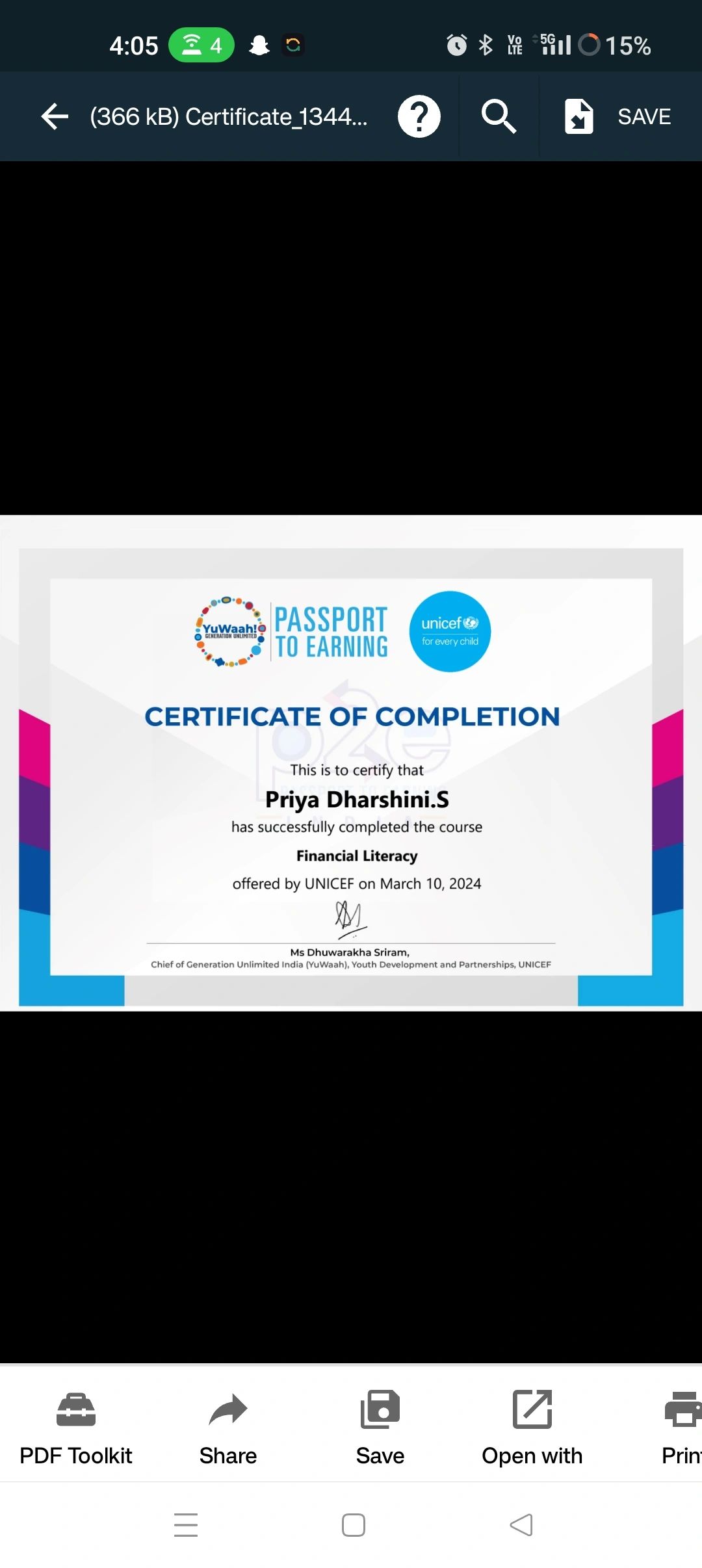 S. PRIYA DHARSHINI posted on LinkedIn S. PRIYA DHARSHINI posted on LinkedIn