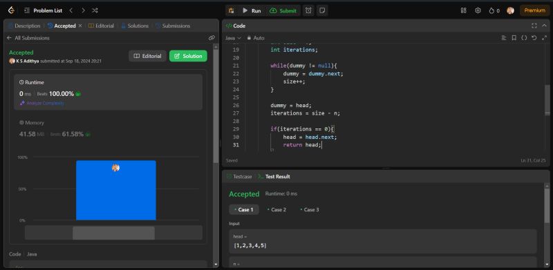 K S Adithya on LinkedIn: #100daysofprogrammingchallenge #leetcode # ... K S Adithya on LinkedIn: #100daysofprogrammingchallenge #leetcode # ...