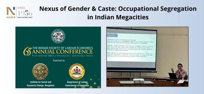 NCAER faculty Jyoti Thakur, PhD presented her work on “Nexus of Gender ... NCAER faculty Jyoti Thakur, PhD presented her work on “Nexus of Gender ...