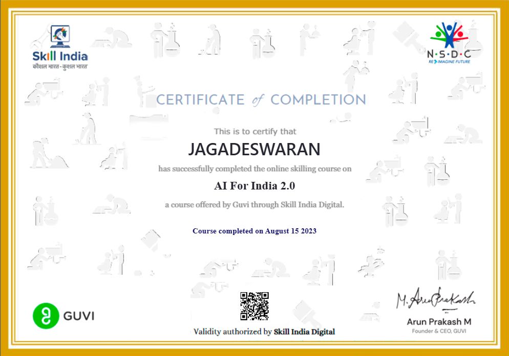 Jagadeswaran Rajesh on LinkedIn: I have successfully completed the ... Jagadeswaran Rajesh on LinkedIn: I have successfully completed the ...