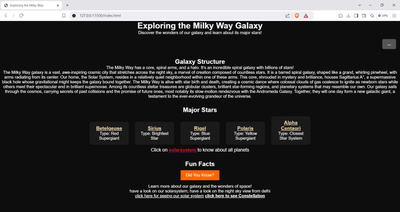 Nikhil Pandey on LinkedIn: #webdevelopment #html #css #spaceexploration ... Nikhil Pandey on LinkedIn: #webdevelopment #html #css #spaceexploration ...
