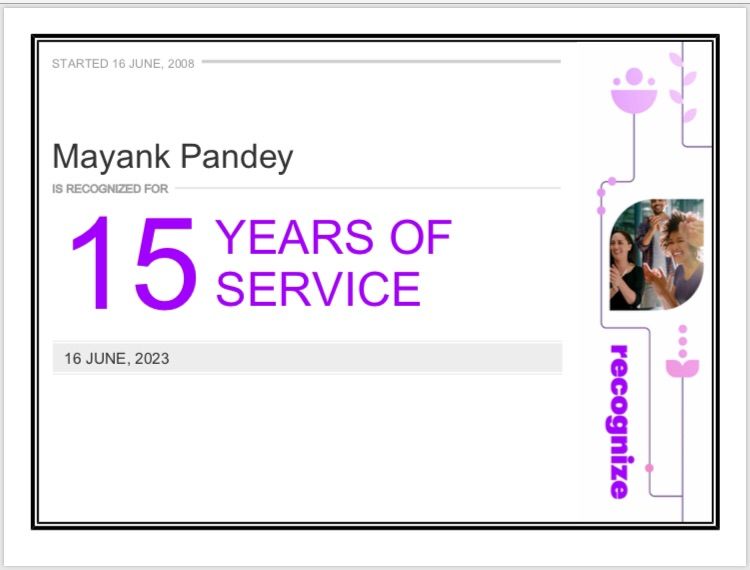 Mayank Pandey on LinkedIn: #work #anniversary Mayank Pandey on LinkedIn: #work #anniversary