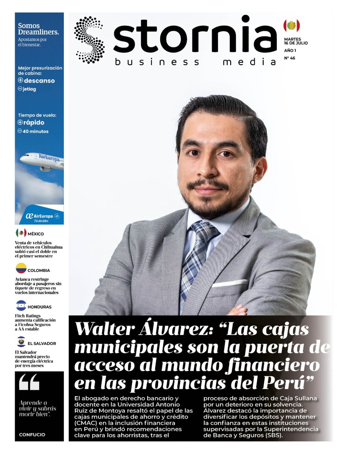 Stornia en LinkedIn: 🗞 Portada STORNIA - PERÚ 🔹 16/07/2024 🔹Walter ... Stornia en LinkedIn: 🗞 Portada STORNIA - PERÚ 🔹 16/07/2024 🔹Walter ...