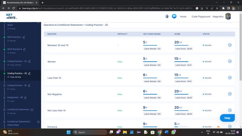 Nagendra Uggirala on LinkedIn: #30daysofcodechallenge #nxtwave # ... Nagendra Uggirala on LinkedIn: #30daysofcodechallenge #nxtwave # ...