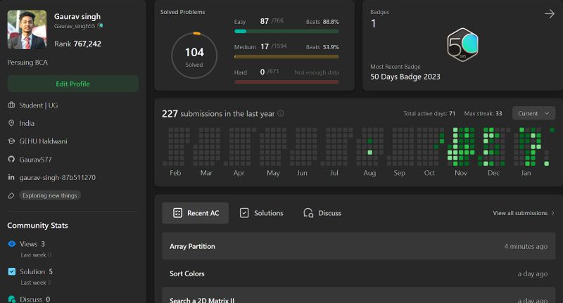 Gaurav singh on LinkedIn: #coding #dsa #leetcodechallenge #dsachallenge ... Gaurav singh on LinkedIn: #coding #dsa #leetcodechallenge #dsachallenge ...