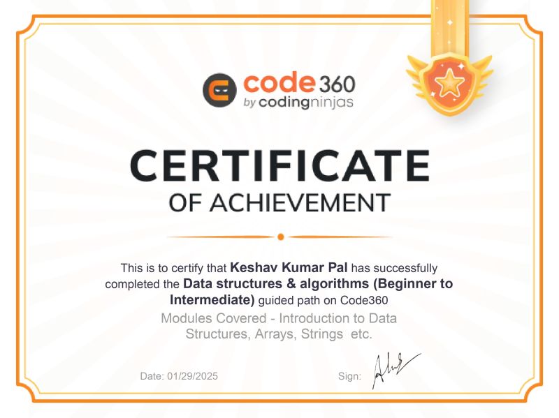 #dsa #datastructures #algorithms #code360 #learning #coding… | Keshav ... #dsa #datastructures #algorithms #code360 #learning #coding… | Keshav ...