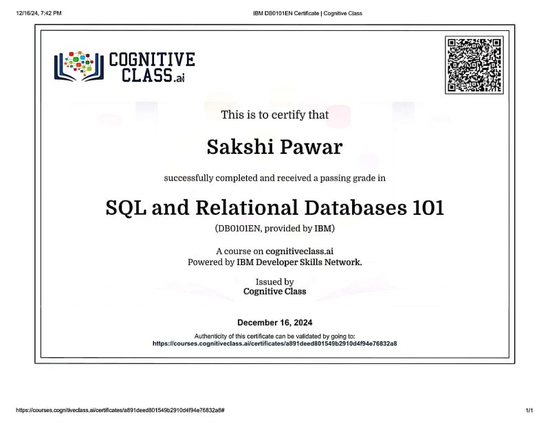Sakshi Pawar on LinkedIn: #sql #relationaldatabases #datamanagement # ... Sakshi Pawar on LinkedIn: #sql #relationaldatabases #datamanagement # ...