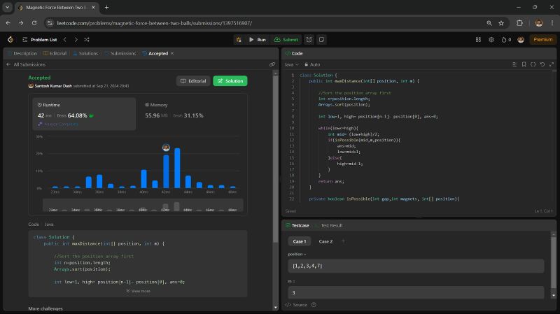 Santosh Kumar Dash on LinkedIn: #leetcode #coding #problemsolving #java ... Santosh Kumar Dash on LinkedIn: #leetcode #coding #problemsolving #java ...