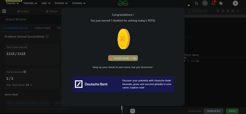 Saralesh V D on LinkedIn: #geekstreak2024 #deutschebank #geekstreak2024 ... Saralesh V D on LinkedIn: #geekstreak2024 #deutschebank #geekstreak2024 ...
