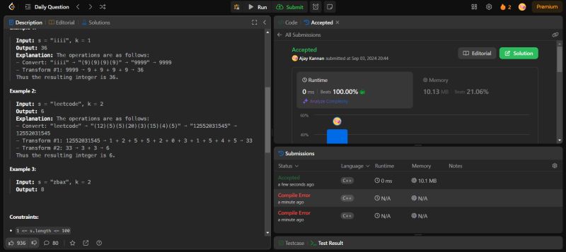 Ajay Kannan on LinkedIn: #leetcode #dailychallenge #coding # ... Ajay Kannan on LinkedIn: #leetcode #dailychallenge #coding # ...