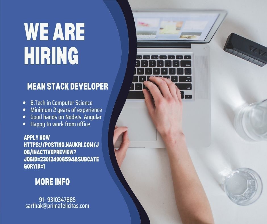 #hiring #immediatejoiner #nodejsdevelopers #fullstackdeveloper ... #hiring #immediatejoiner #nodejsdevelopers #fullstackdeveloper ...