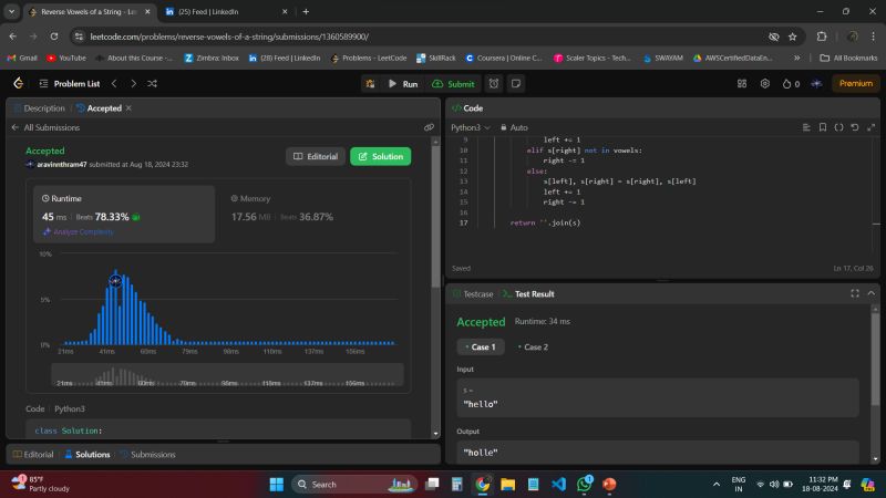 Aravinnth S on LinkedIn: #100daysofleetcode #algorithmarchitect # ... Aravinnth S on LinkedIn: #100daysofleetcode #algorithmarchitect # ...
