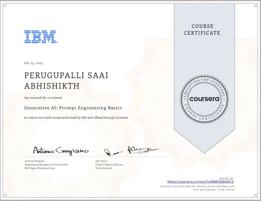 Saai Abhishikth Perugupalli on LinkedIn: #genai #aideveloper # ... Saai Abhishikth Perugupalli on LinkedIn: #genai #aideveloper # ...