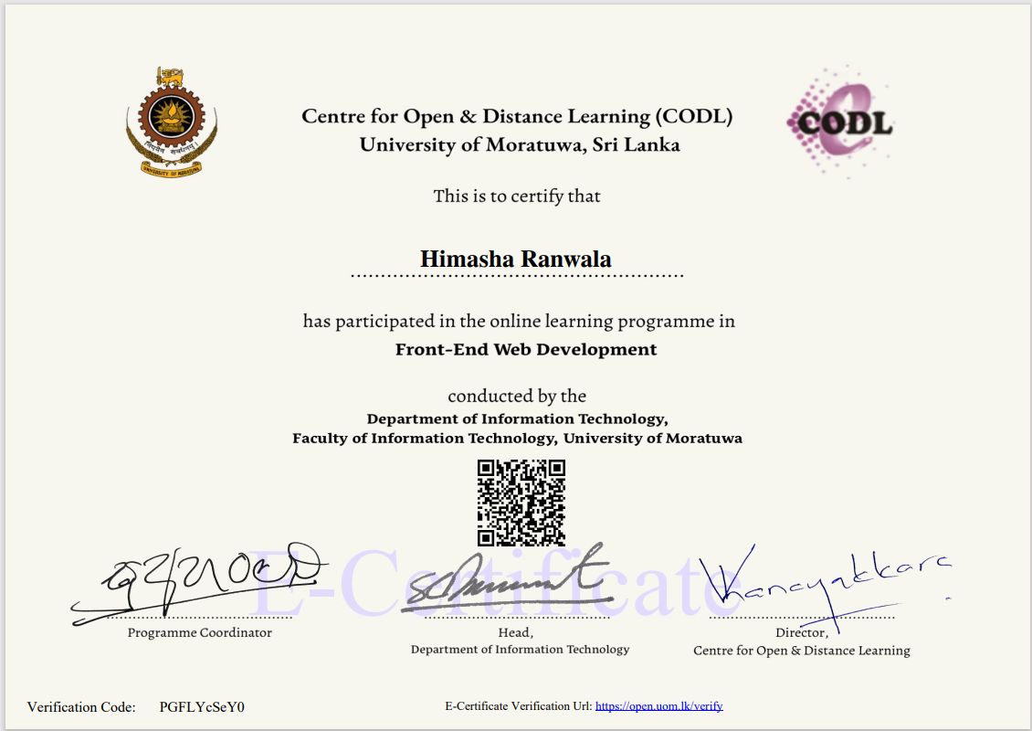Himasha Nethmini on LinkedIn: #frontenddevelopment Himasha Nethmini on LinkedIn: #frontenddevelopment