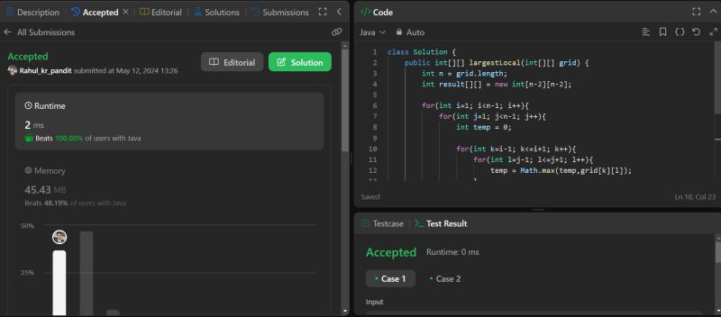 Rahul Kumar Pandit on LinkedIn: #maychallenge #12days #matrix #array # ... Rahul Kumar Pandit on LinkedIn: #maychallenge #12days #matrix #array # ...
