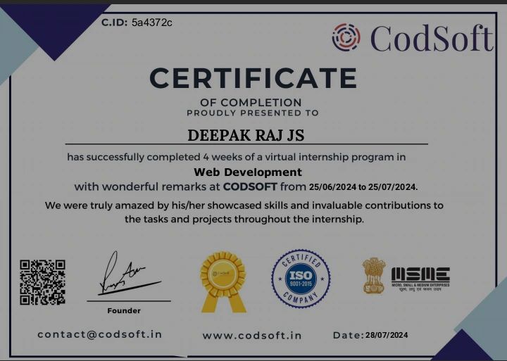 Deepak Raj Js on LinkedIn: 🎉 Deepak Raj Js on LinkedIn: 🎉