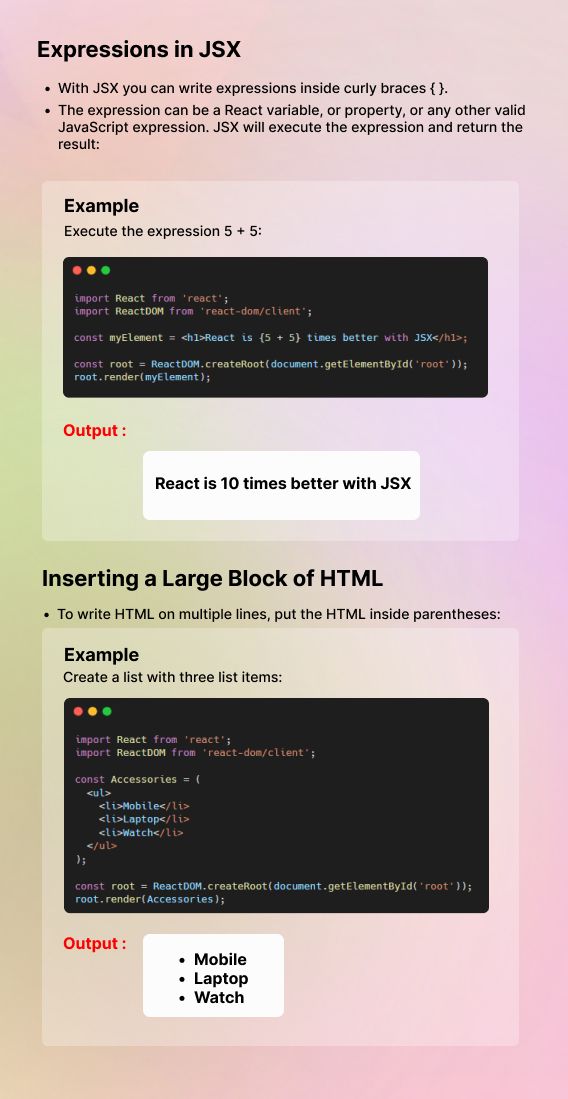 ️The Proper Way to Use JSX in React | Arun Prasanth ️The Proper Way to Use JSX in React | Arun Prasanth