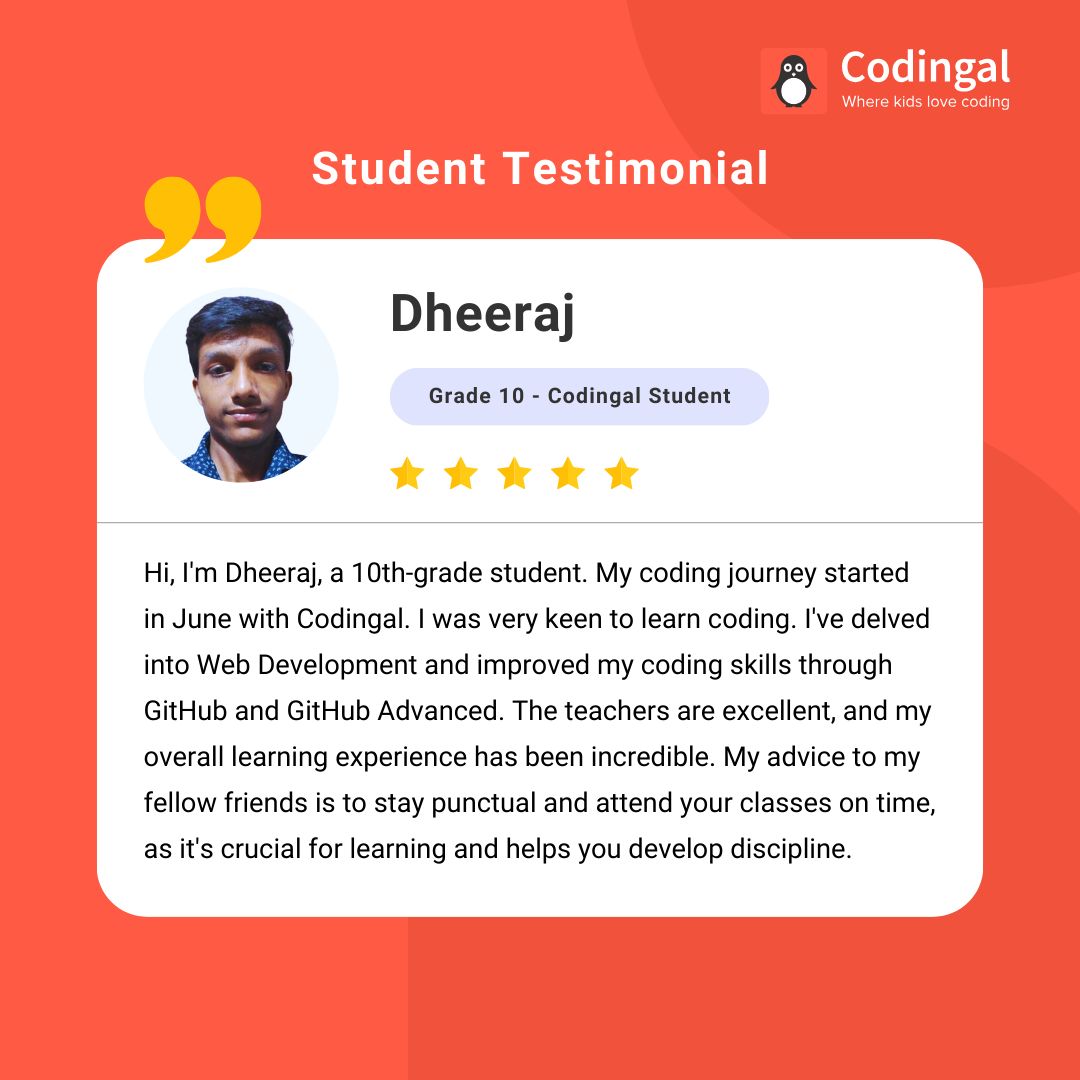 Codingal on LinkedIn: #coding #codinglife #codingjourney # ... Codingal on LinkedIn: #coding #codinglife #codingjourney # ...