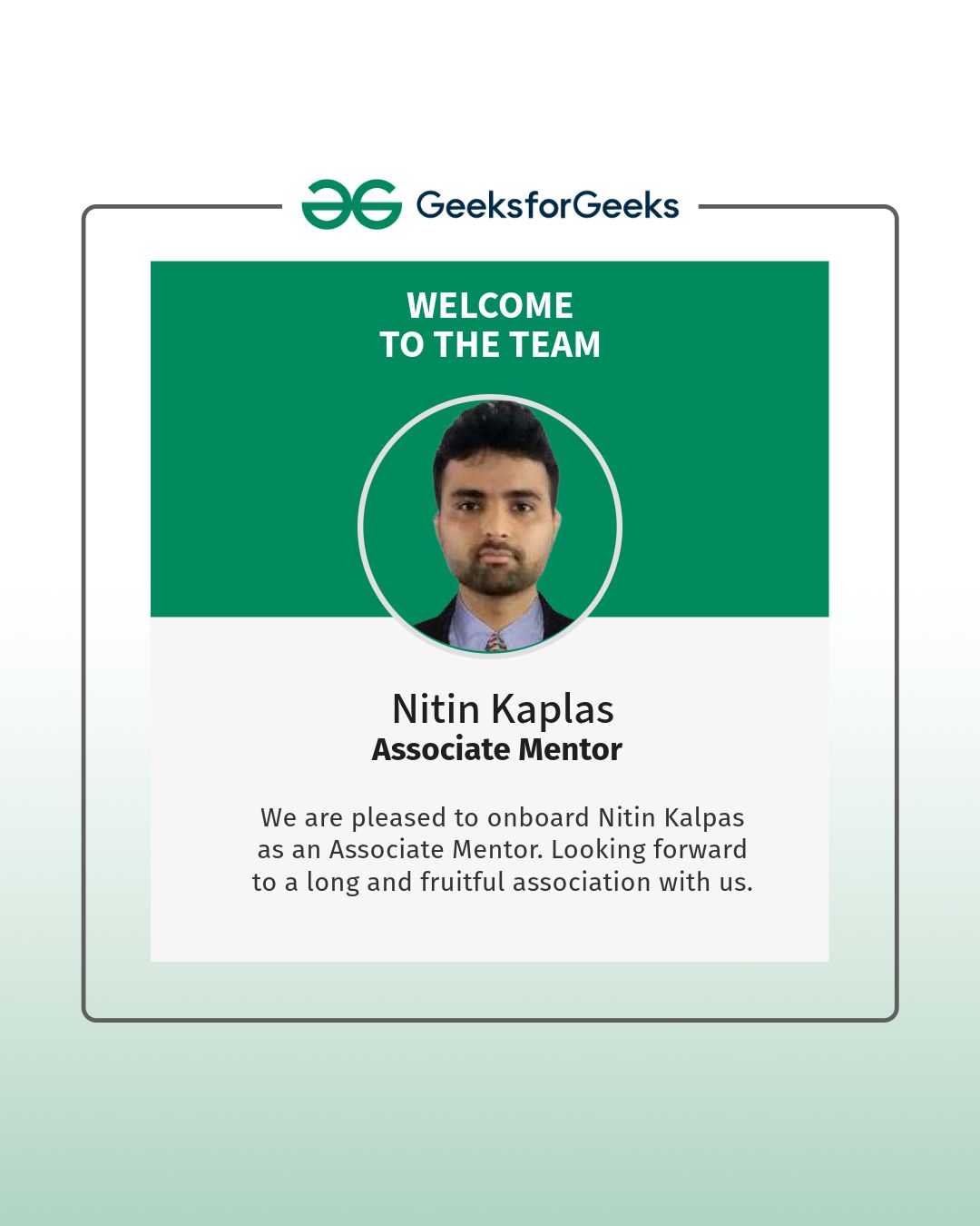 Anushka Sharma on LinkedIn: NITIN KAPLAS Welcome to the Team! Anushka Sharma on LinkedIn: NITIN KAPLAS Welcome to the Team!