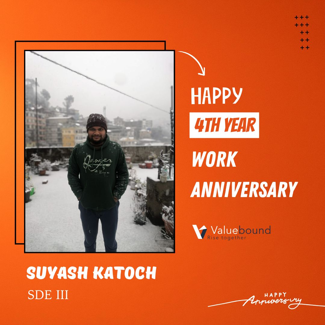 Valuebound on LinkedIn: #workanniversary #tech #techcareers Valuebound on LinkedIn: #workanniversary #tech #techcareers