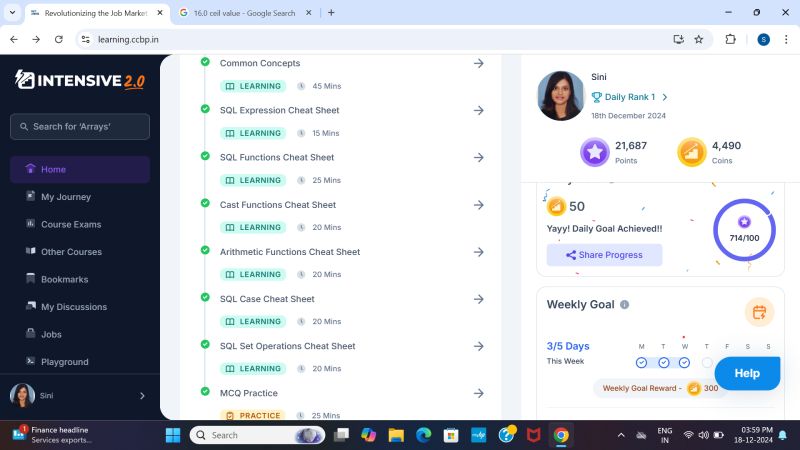 Sini Robin on LinkedIn: #30daysofcode #ccbp #nxtwave #reactjs #python # ... Sini Robin on LinkedIn: #30daysofcode #ccbp #nxtwave #reactjs #python # ...