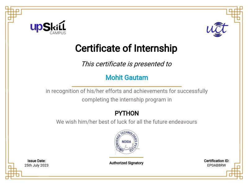 Mohit Gautam on LinkedIn: #uniconvergetechnologypvtlltd # ... Mohit Gautam on LinkedIn: #uniconvergetechnologypvtlltd # ...