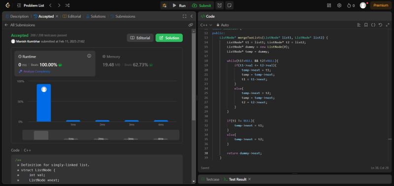 Manish Kumbhar on LinkedIn: #100daysofcode #leetcode #codingchallenge ... Manish Kumbhar on LinkedIn: #100daysofcode #leetcode #codingchallenge ...