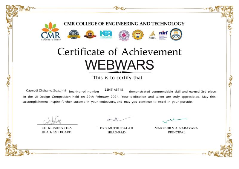 Chaitanya Sravanthi Gatreddi on LinkedIn: Delighted to announce that ... Chaitanya Sravanthi Gatreddi on LinkedIn: Delighted to announce that ...